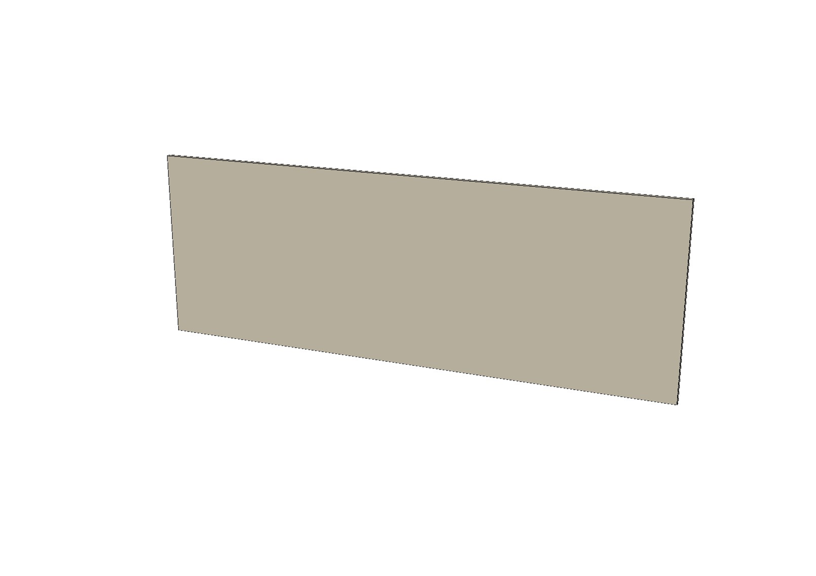 Base Island Panel on kick - Finest | Cairns Flat Packs